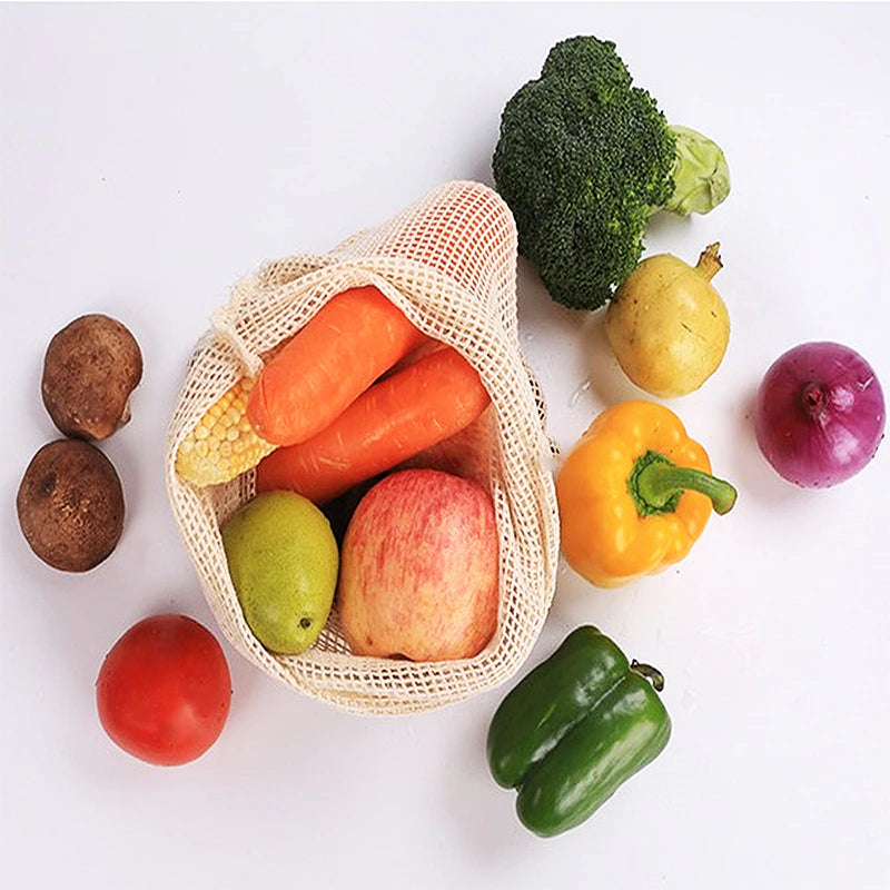 Organic Cotton Reusable Produce Bags – The Canopy Collective