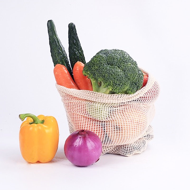 Organic Cotton Reusable Produce Bags – The Canopy Collective